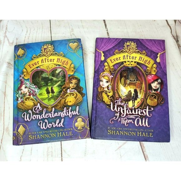 BOOK | Other | 2 Ever After High Books A Wonderful World Unfairest Of ...
